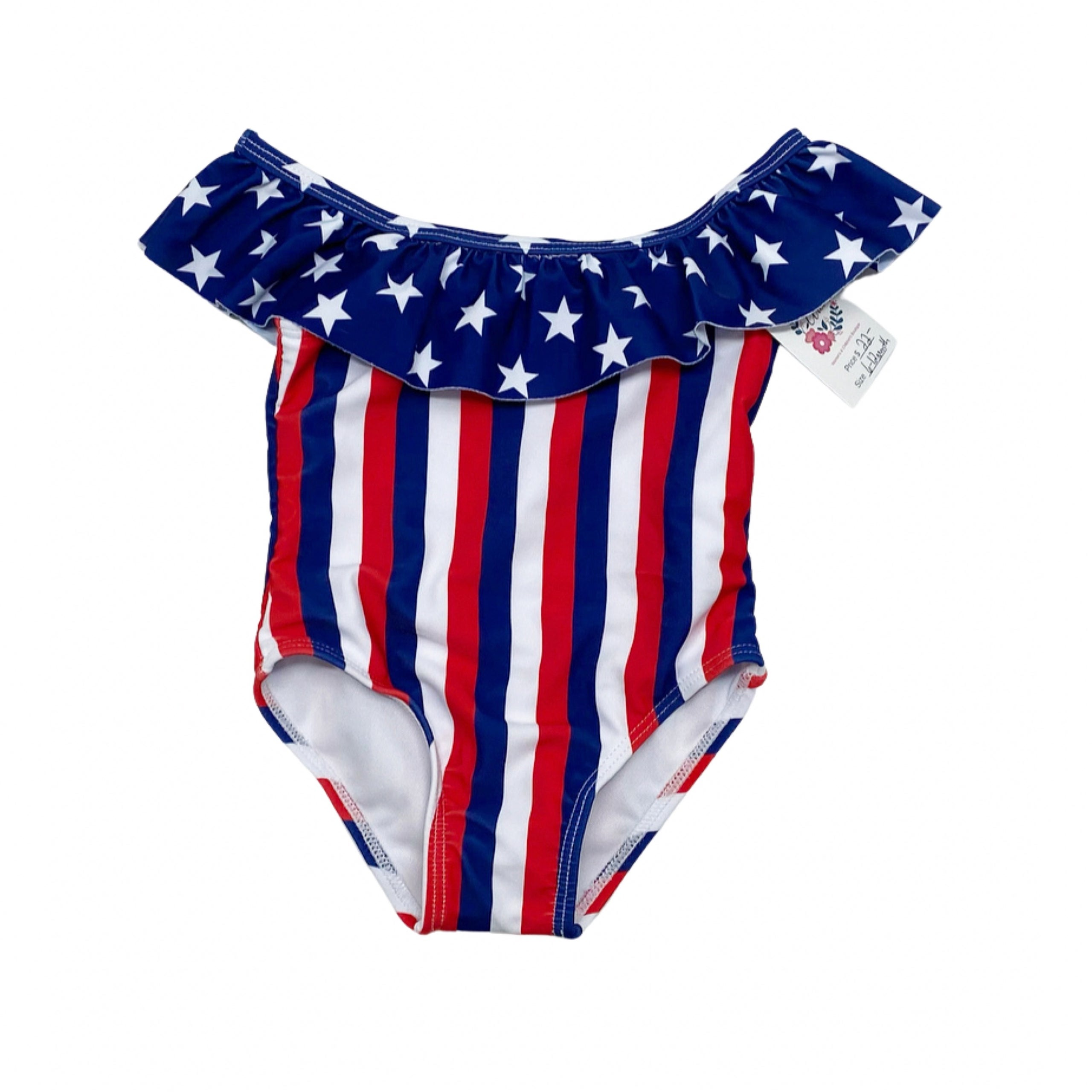 Stars & stripes 1pc swimsuit | Designs by Arella
