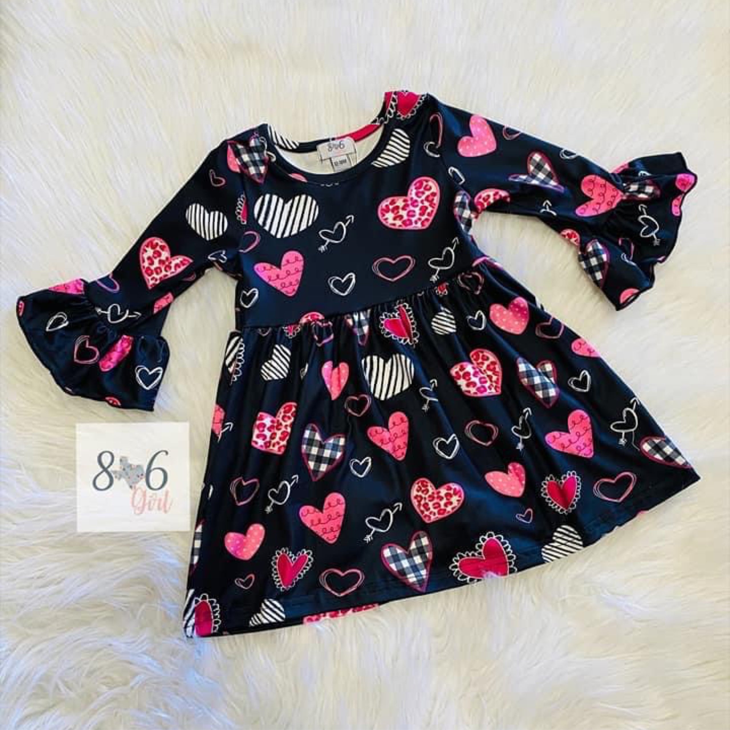 Whimsical Heart dress - 806 | Designs by Arella