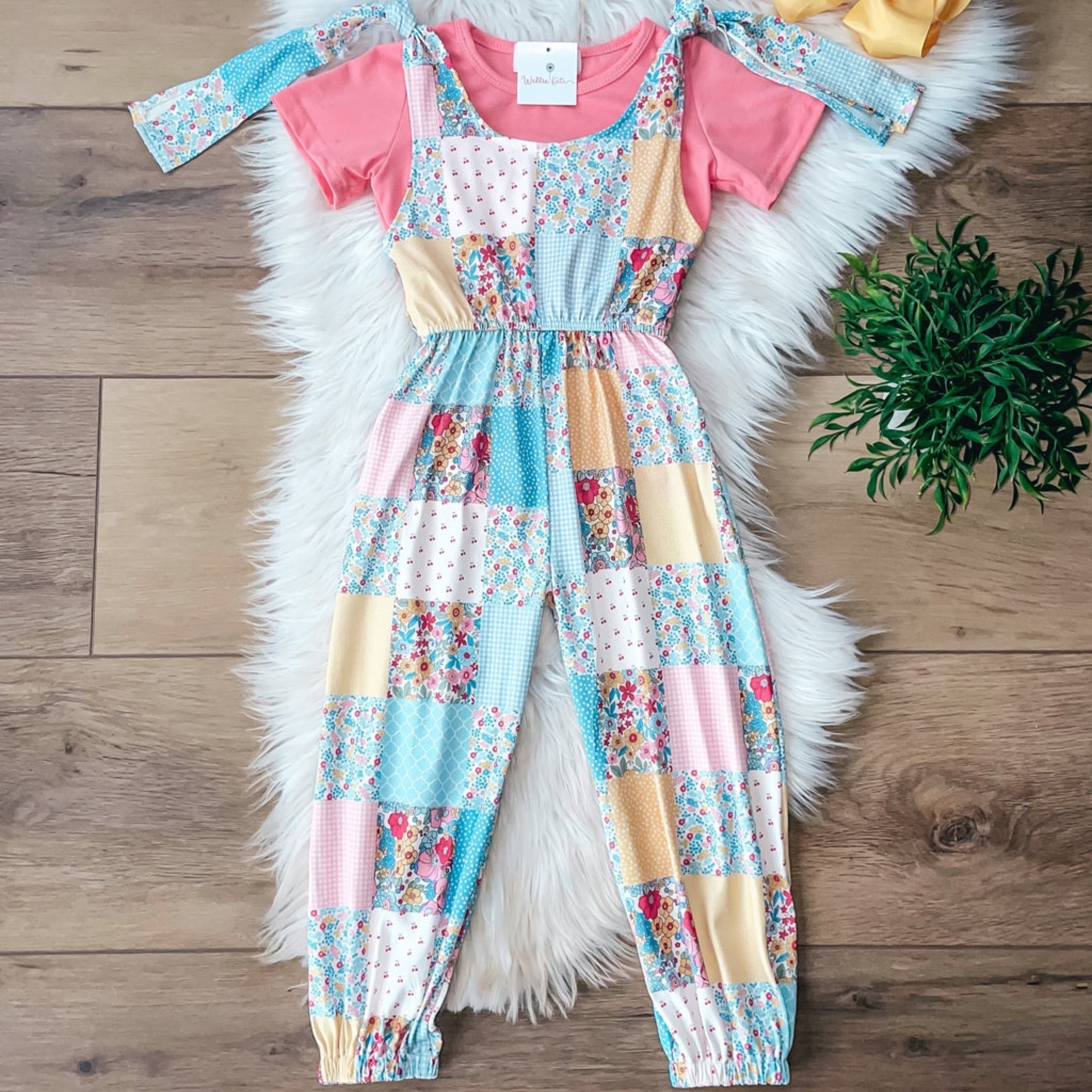 Floral Patchwork jumpsuit - WK | Designs by Arella