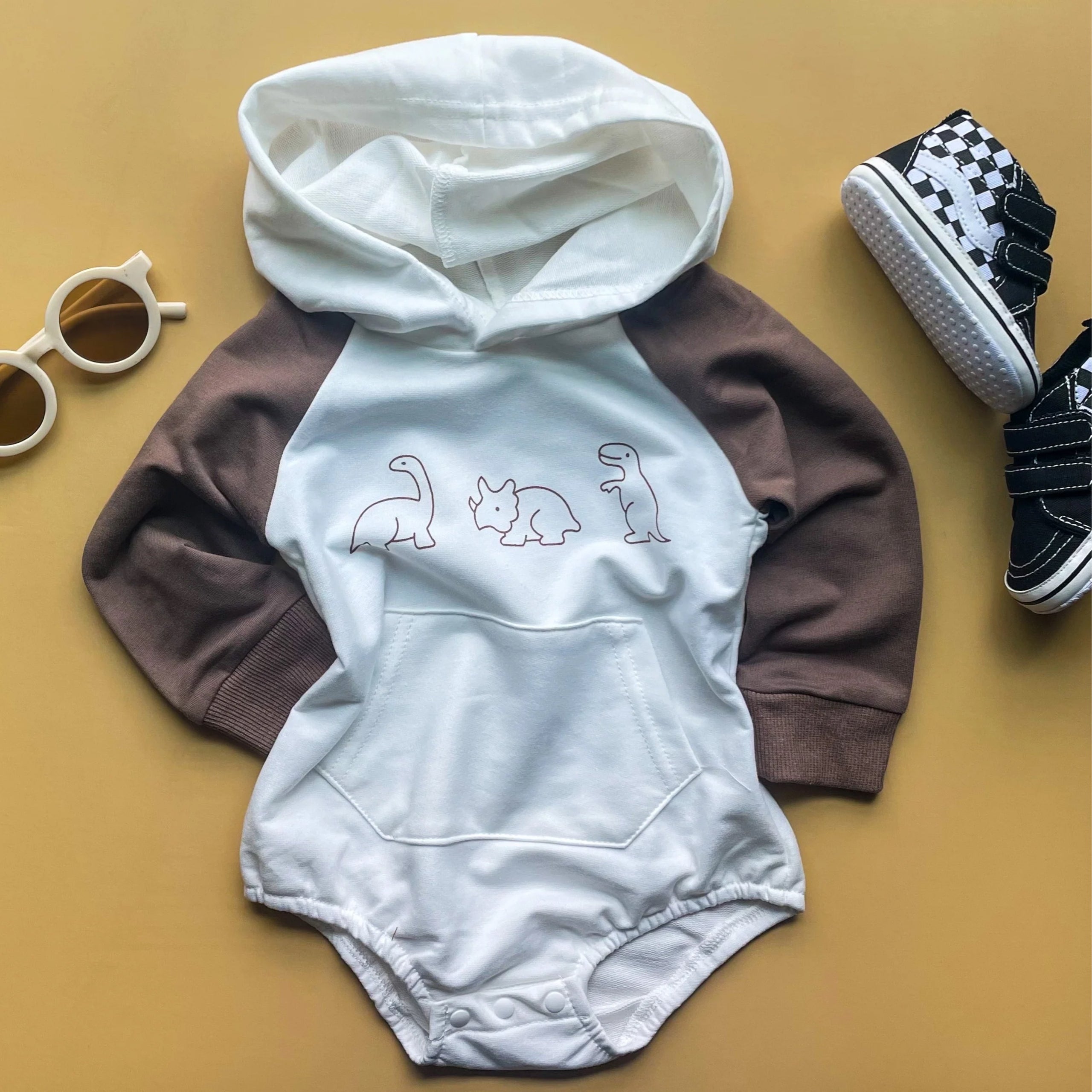 Dino hooded bubble | Designs by Arella