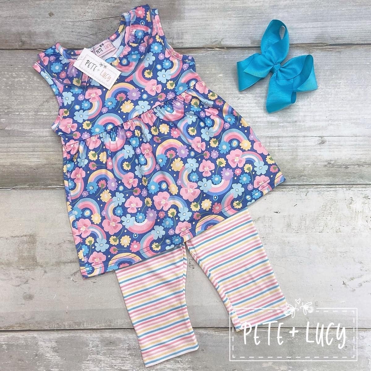 Pete + Lucy 'Rainbow Bright' 2pc | Designs by Arella
